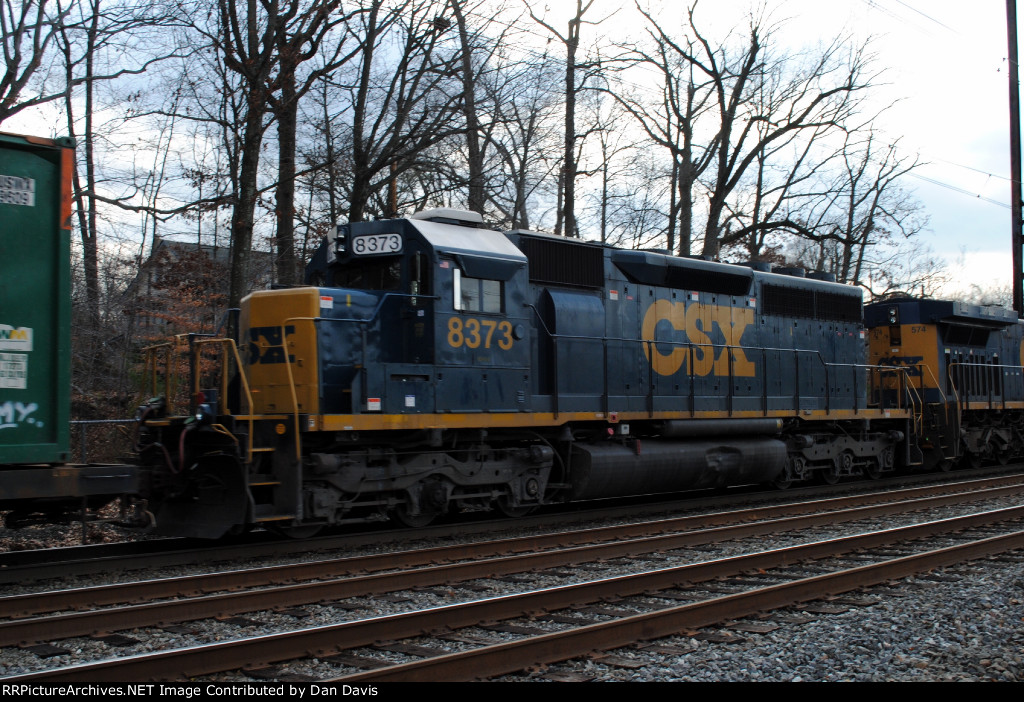 CSX SD40-2 8373 on Q703-10